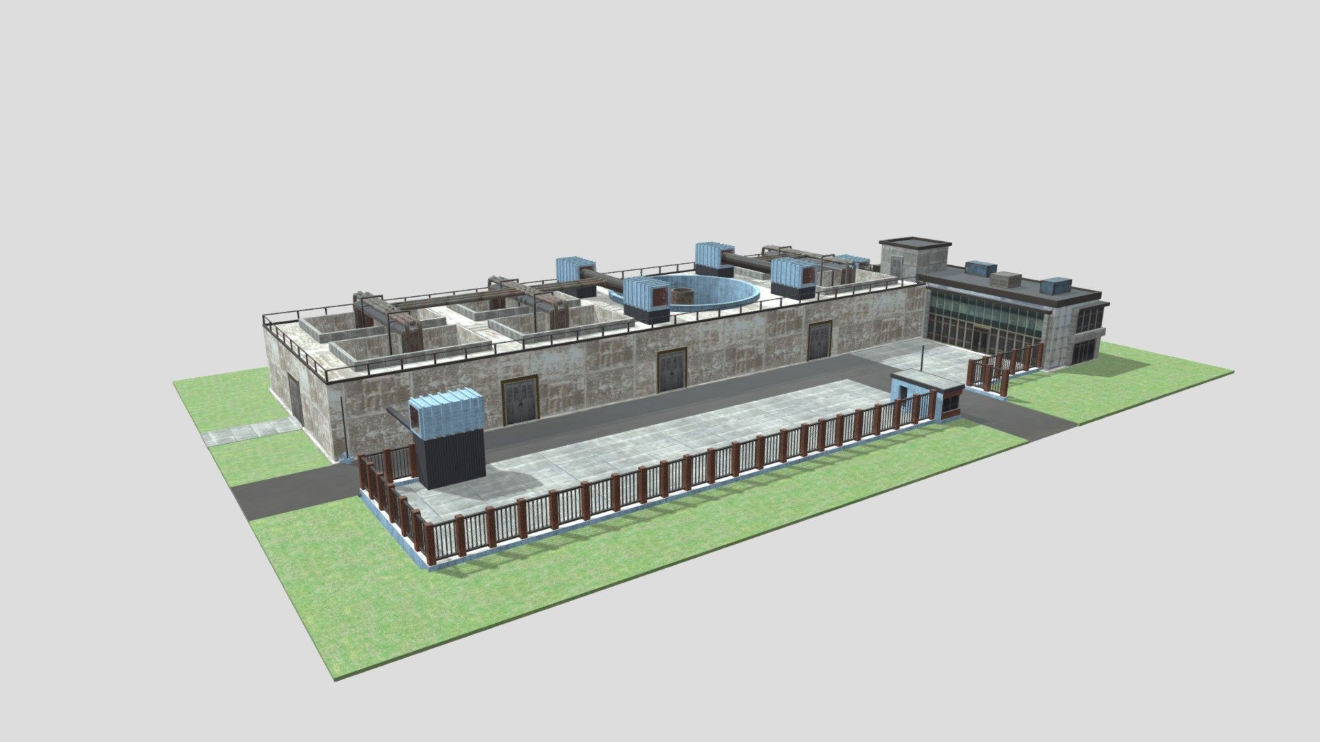Sewage Facility - Download Free 3D model by novusod [d71e815] - Sketchfab