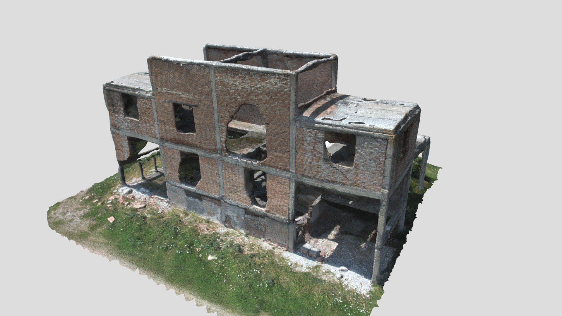 Abandoned Building - Download Free 3D model by Badri Gogia (@BadriGogia ...