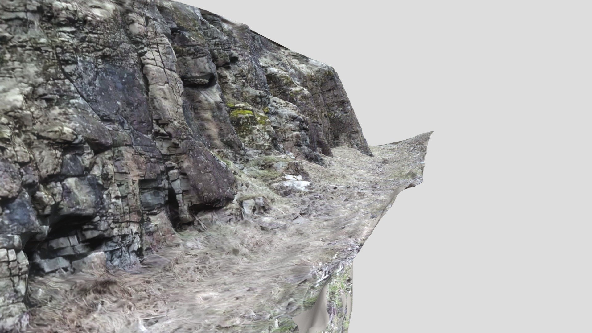 Rock face - 3D model by fvbuilders [d722c49] - Sketchfab