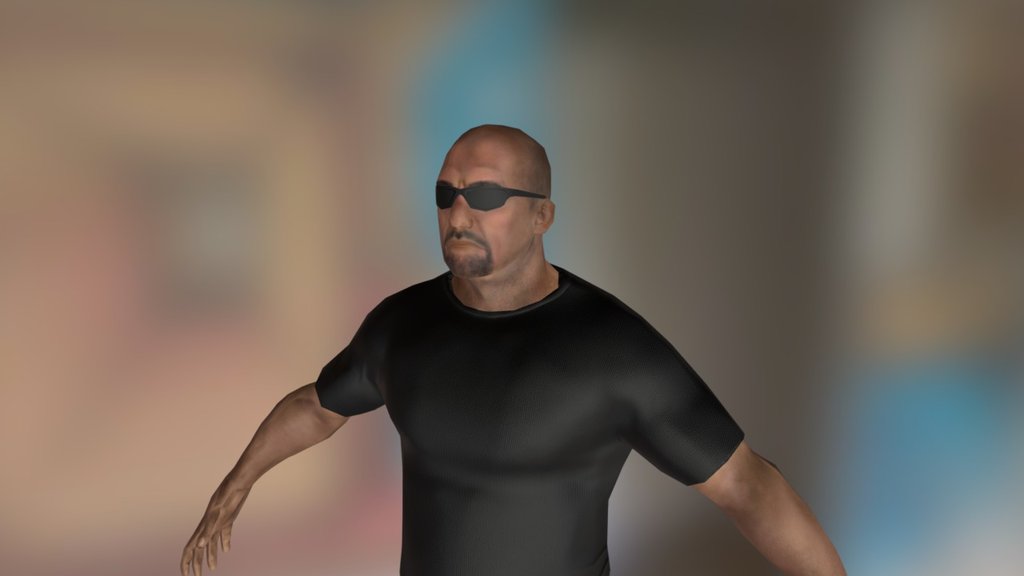 Bouncer/Tough Guy - 3D model by ssaraksh [d72415b] - Sketchfab