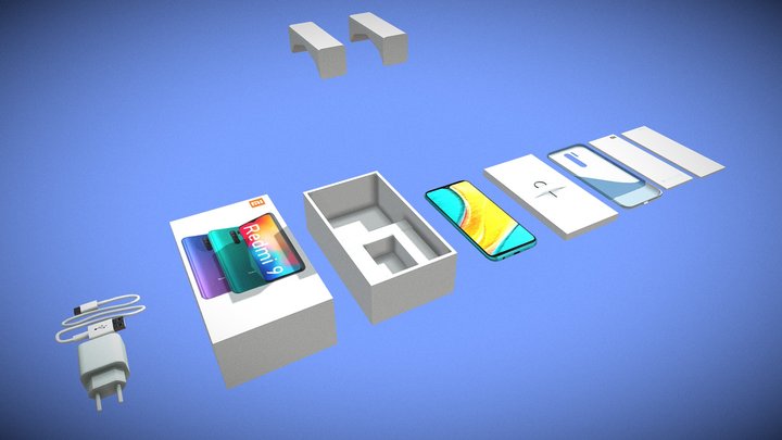 Redmi 3D models - Sketchfab