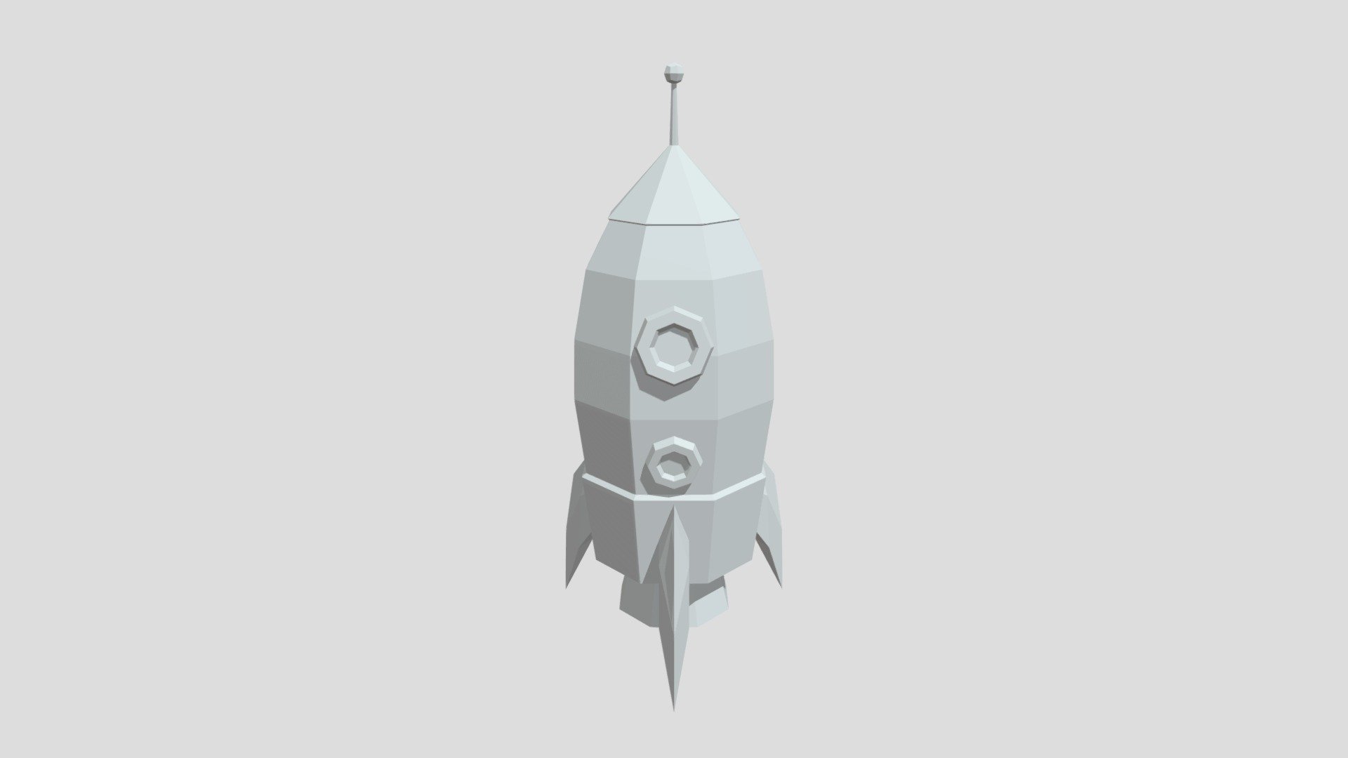 Rocket ship from Poly by Google - Download Free 3D model by IronEqual ...