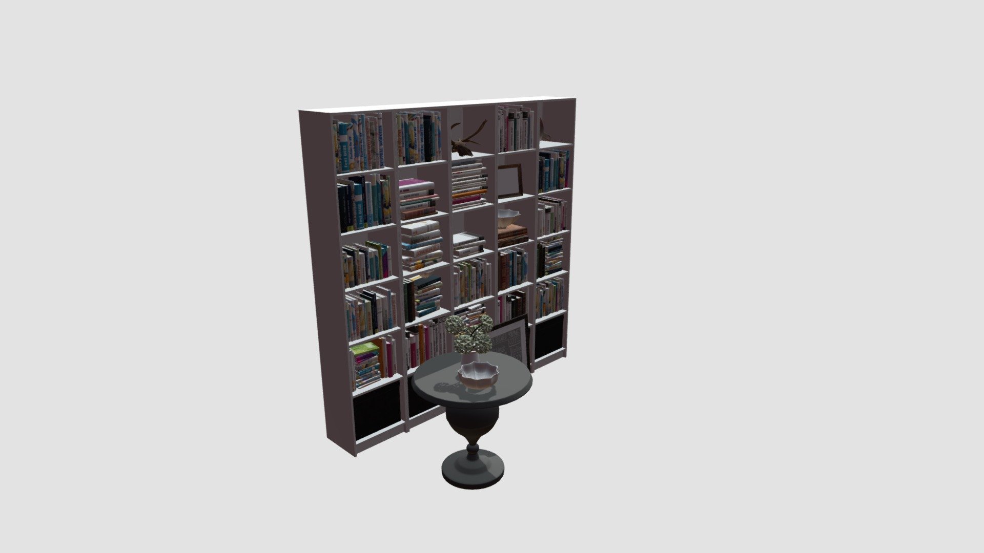 bookshelf - Buy Royalty Free 3D model by Evermotion [d727493] - Sketchfab Store