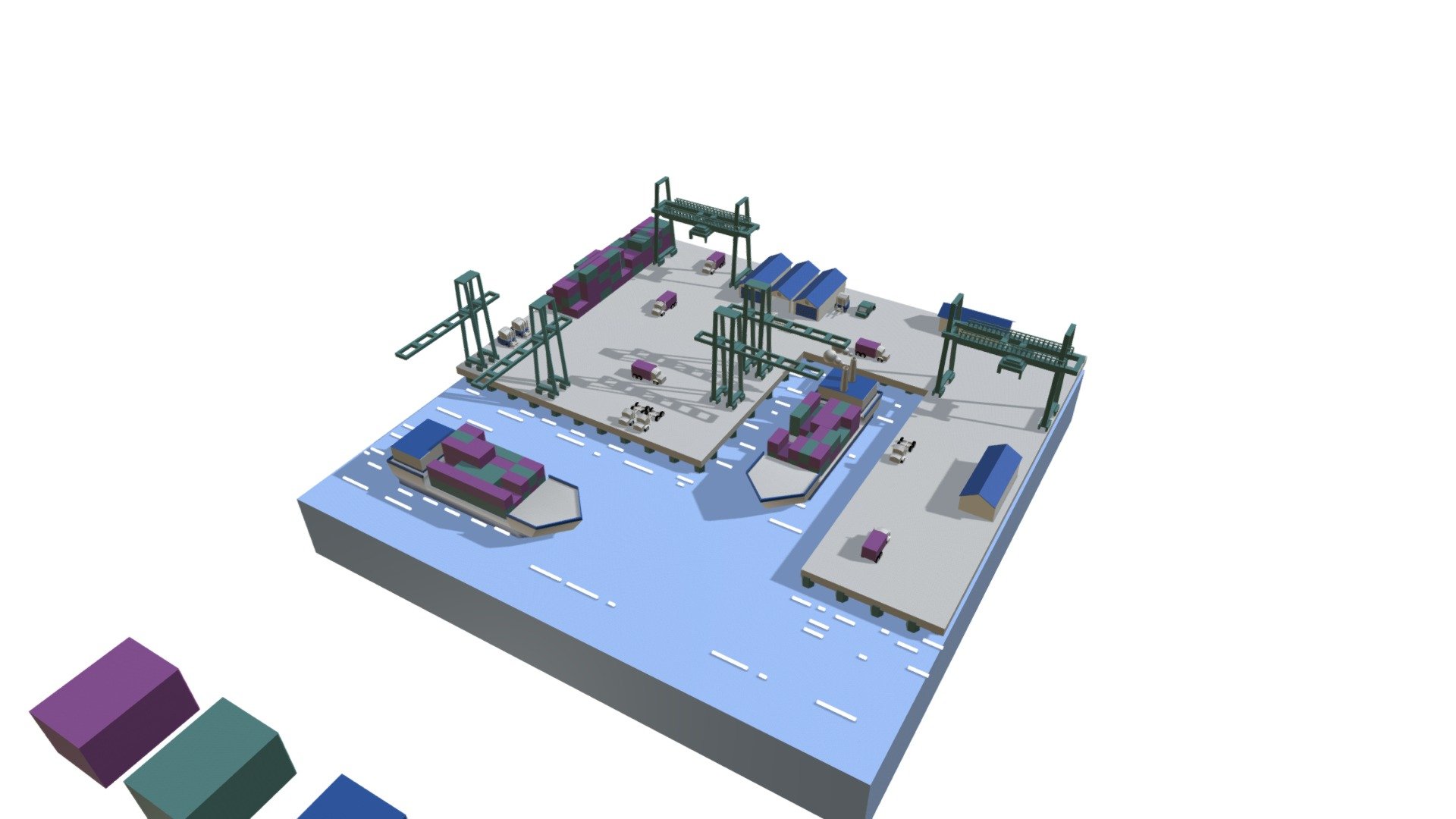 PORT - 3D model by upenat42 (@42interactive) [d72781a] - Sketchfab