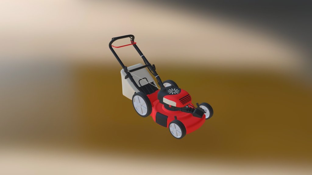 Lawn Mower Dae - 3D model by chrisheffer [d727e57] - Sketchfab