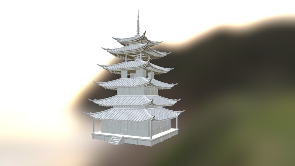 TEMPLE - 3D model by Paul Cruse (@paulcruse) [d72b6a4] - Sketchfab