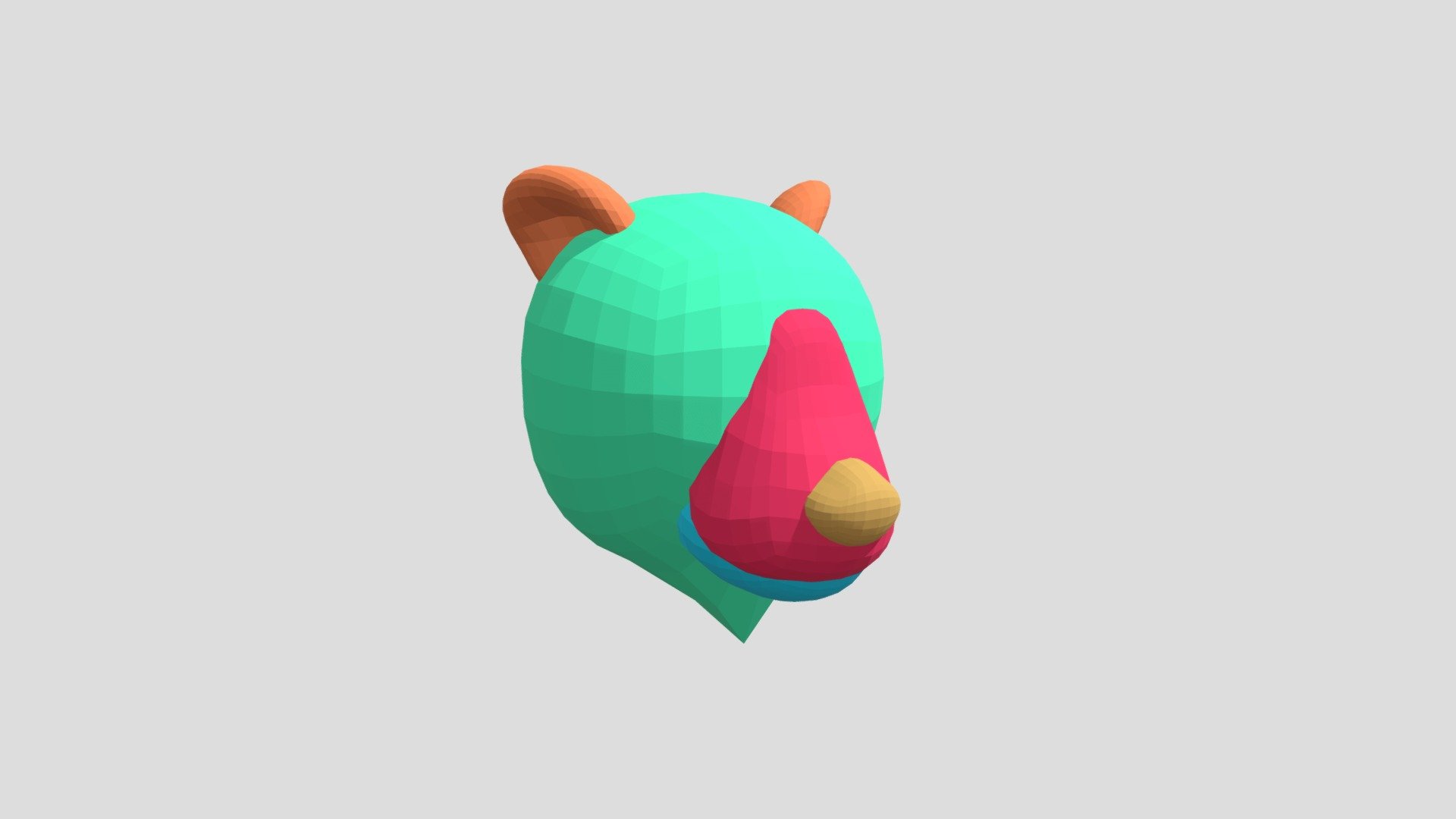 Bear Head Blockout Humanoid - 3D model by Rabit (@rabitkhaitu) [d72ccba ...