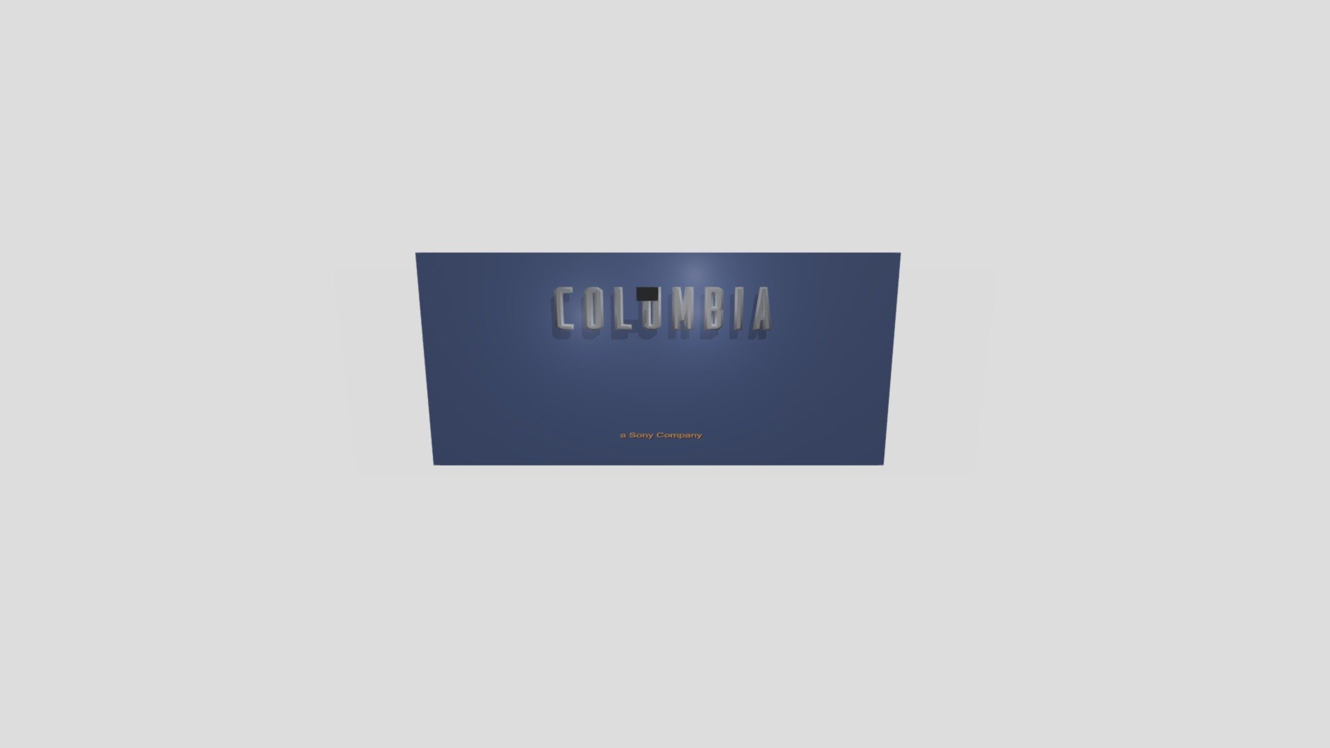 Columbia Pictures logo 2014 remake (CinemaScope - 3D model by ...