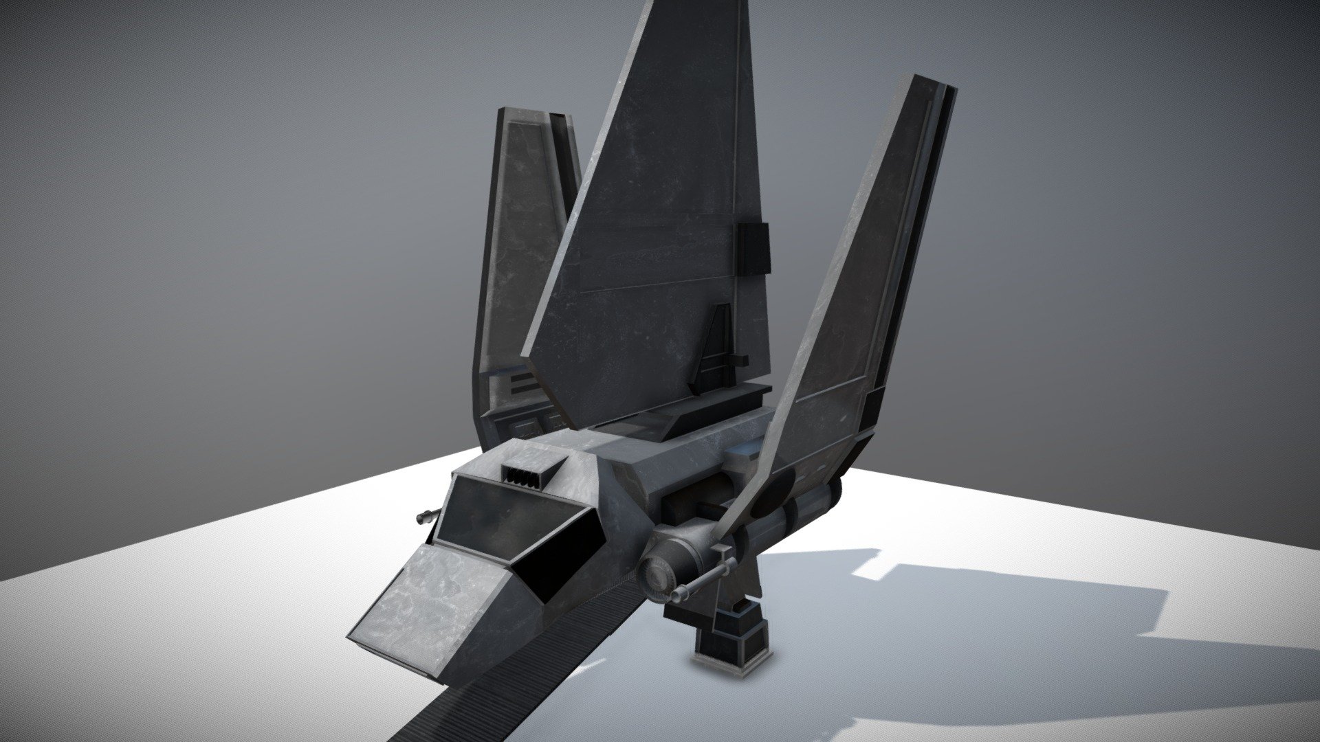Imperial Shuttle Project - 3D model by k3wutube [d72d92a] - Sketchfab