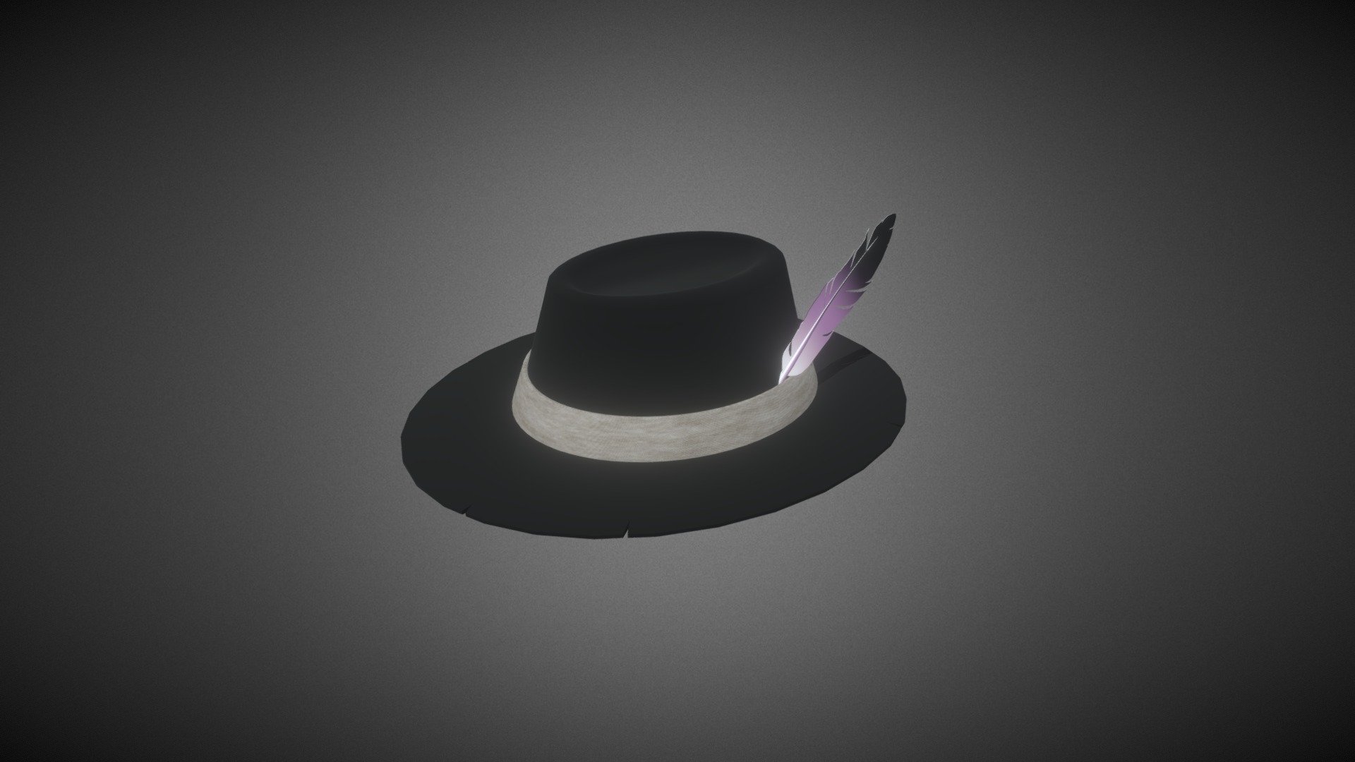 Eulogy Jones hat black - 3D model by HITX42 [d72ec1a] - Sketchfab