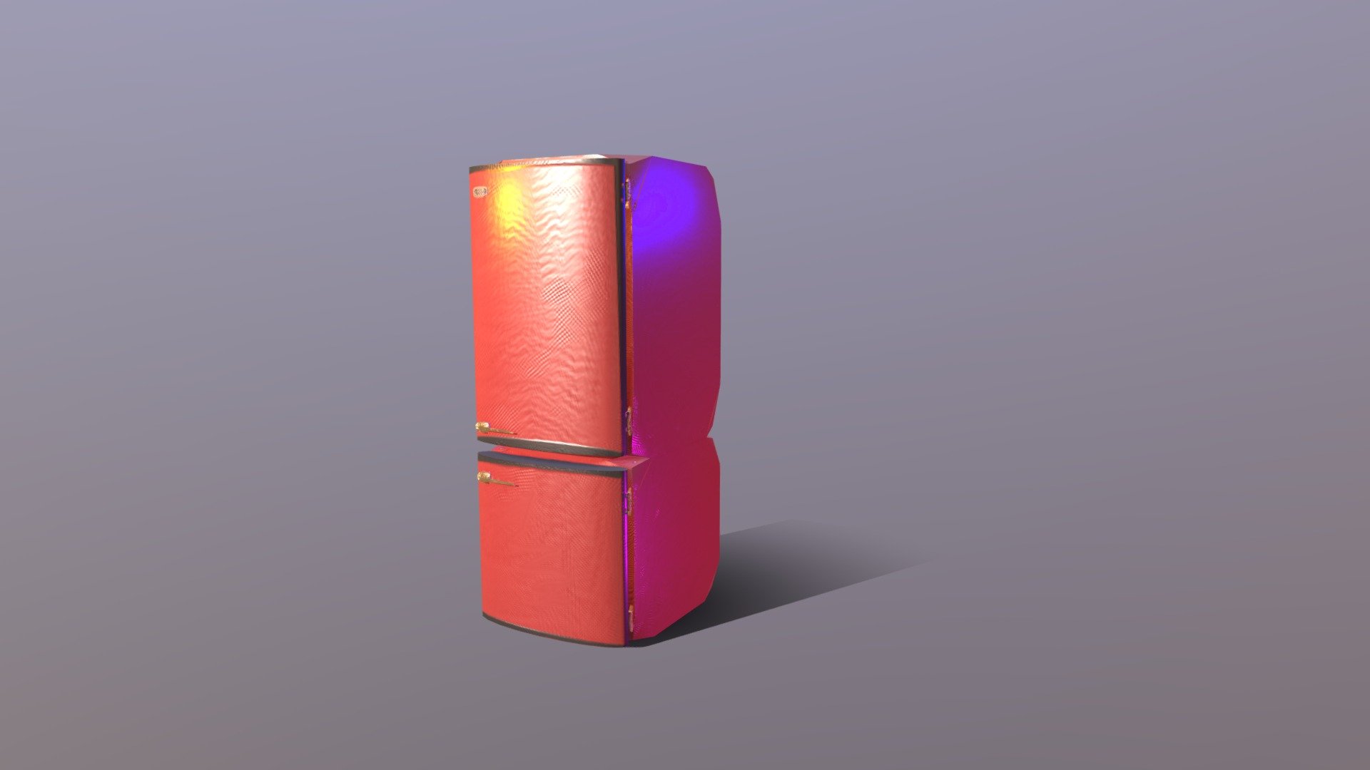 Low-Poly Fridge - 3D model by NewtEmporer [d7312b8] - Sketchfab