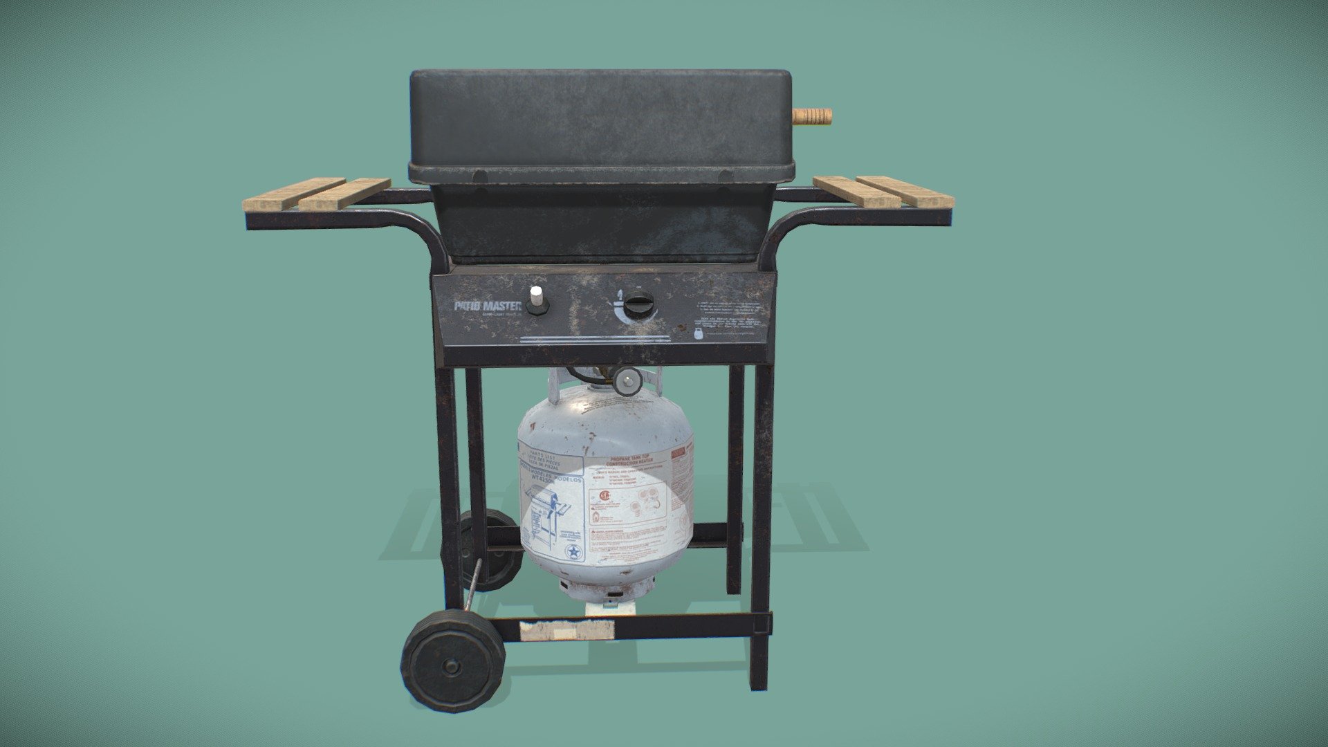 Propane Gas Grill - 3D model by Anish Sharma (@Anish_Sherpuri) [d7321c5 ...