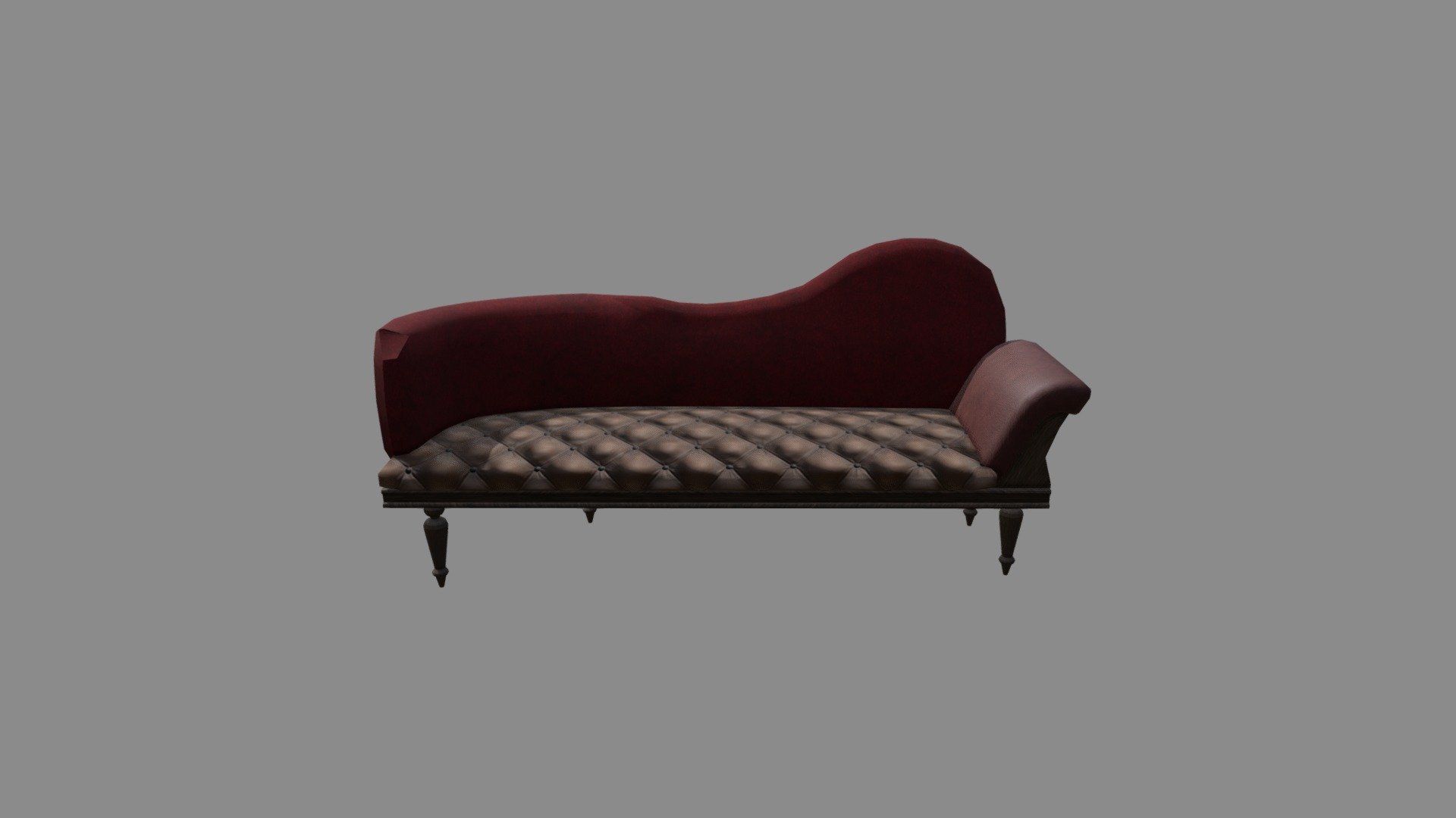 Divan- Medium Poly - 3D model by Ana Maria Fernandez (@anamariafctic2 ...
