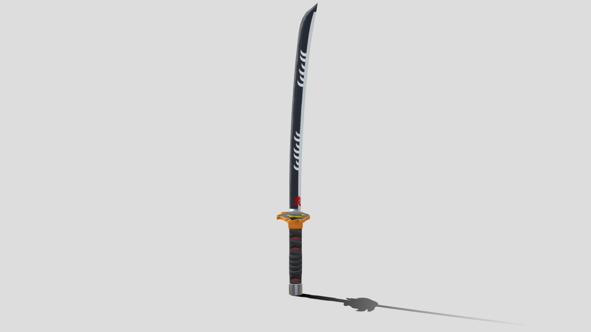 Tanjiro Kamado Nichirin Blade - Download Free 3D model by 12fan23 ...