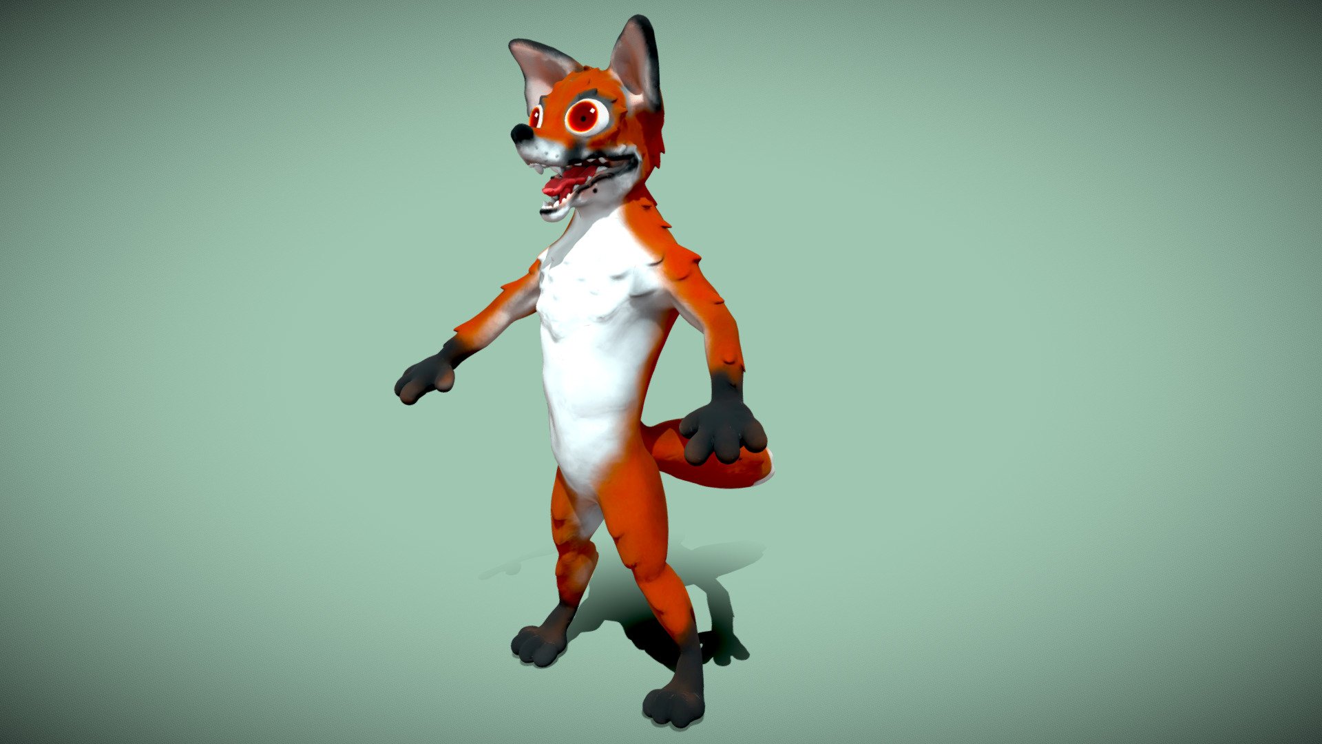 Fox Low Uv Upload Eye Shine - Download Free 3D model by zandos [d735368 ...