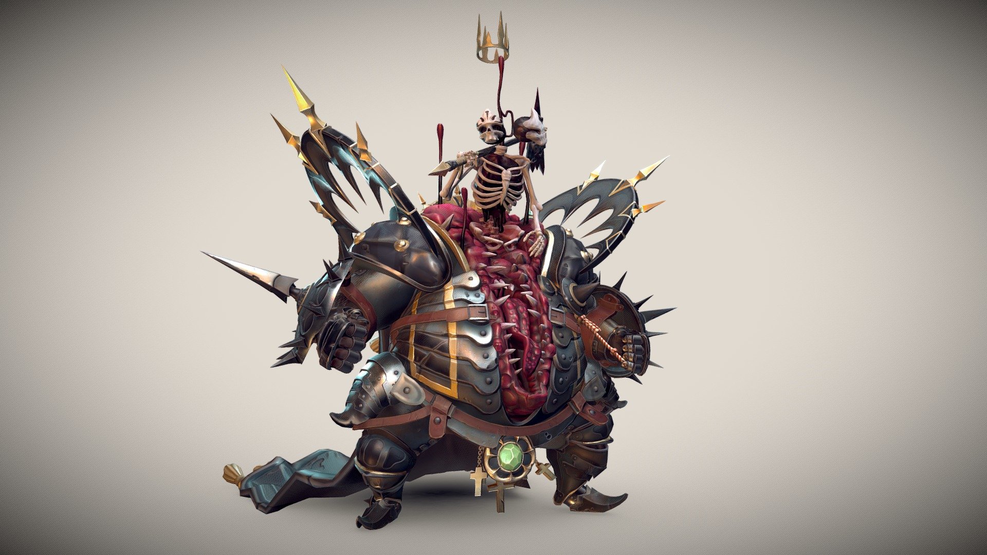 Corrupted King - Game Ready Character - 3D model by JJORIS [d73665b ...