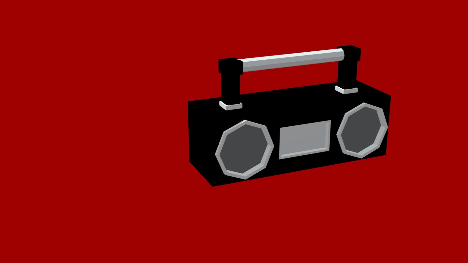 Low poly boom box - Download Free 3D model by supersiv11 [d73819d ...