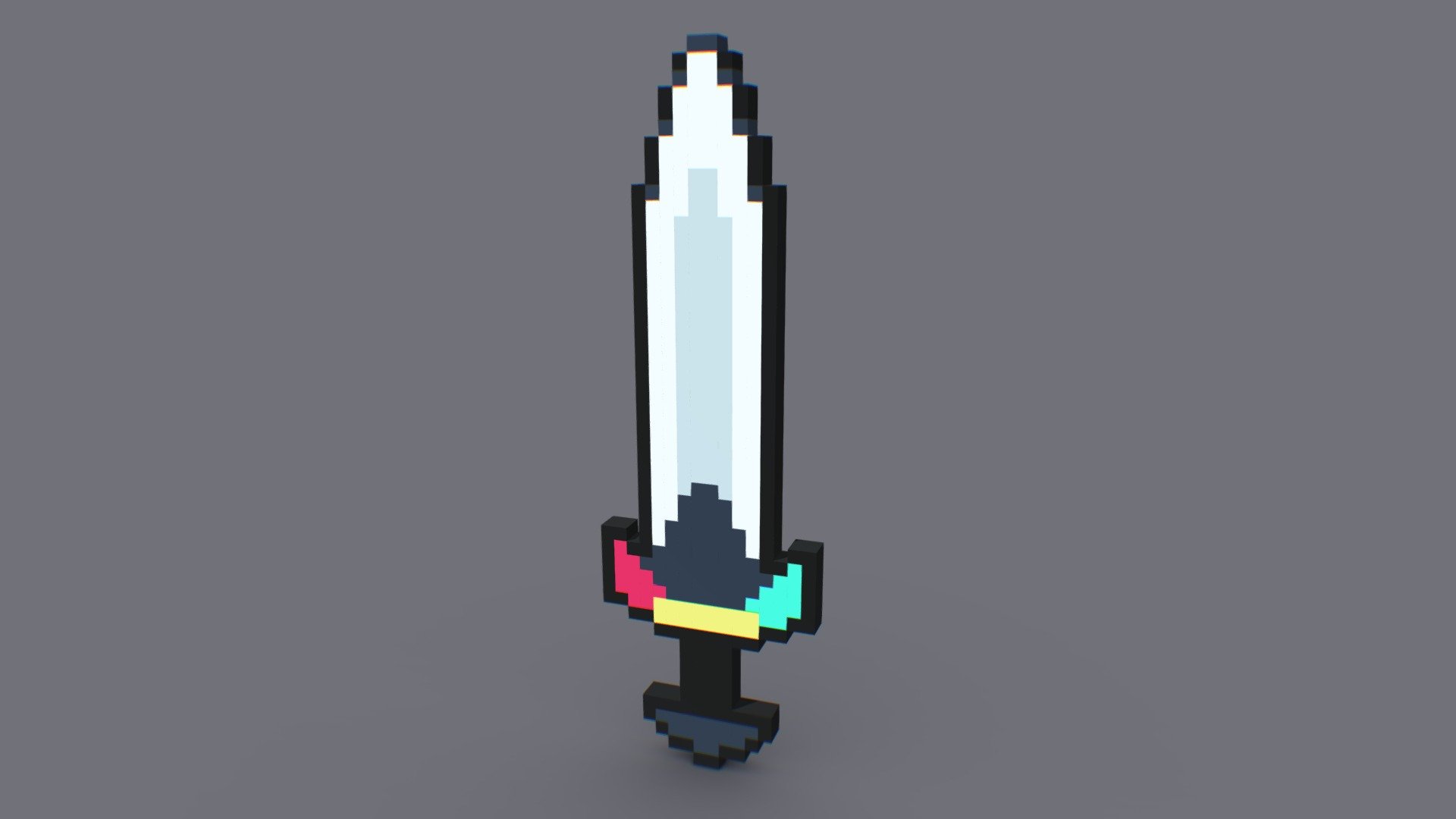 Pixel Sword - 3D model by kaitocs [d739843] - Sketchfab