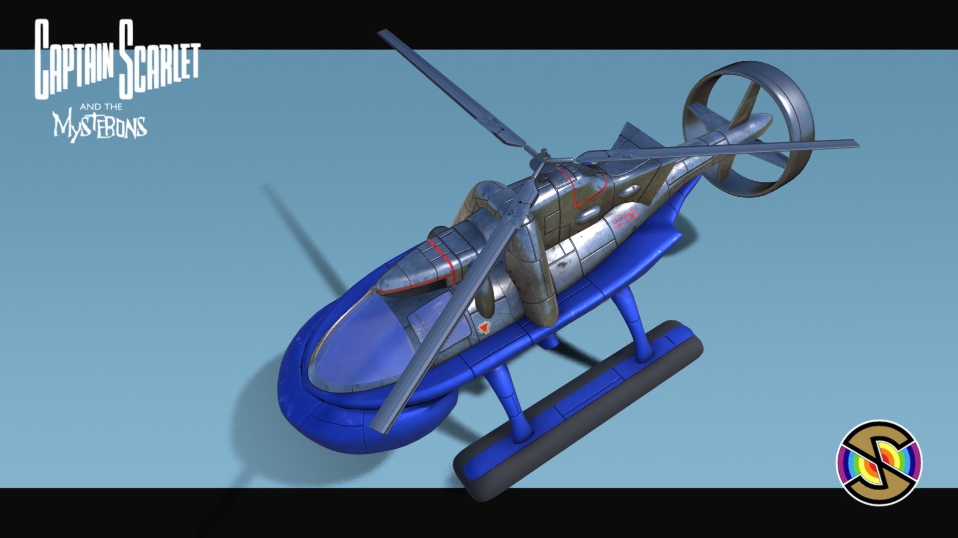 Captain Scarlet - Spectrum Helijet - Buy Royalty Free 3D model by Ralph ...