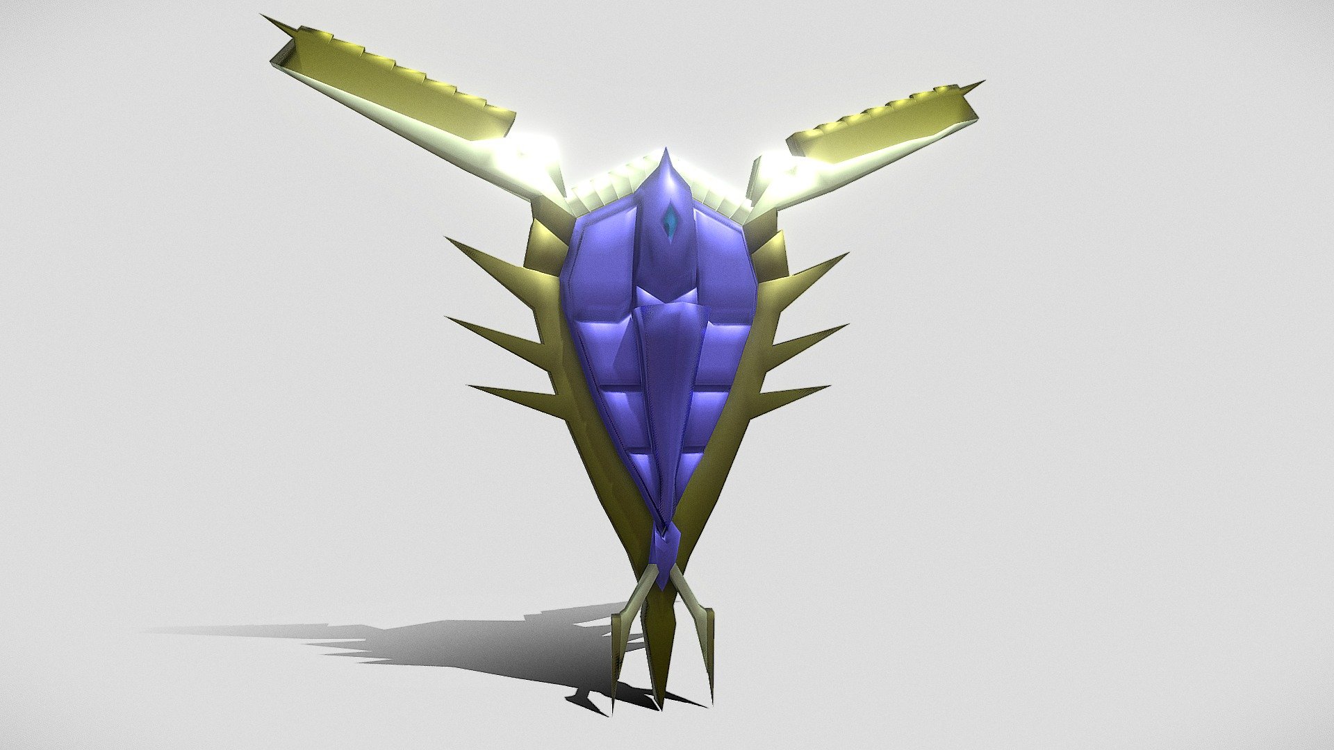 ZW - Ultimate Shield (Yugioh) - Buy Royalty Free 3D model by Yanez ...