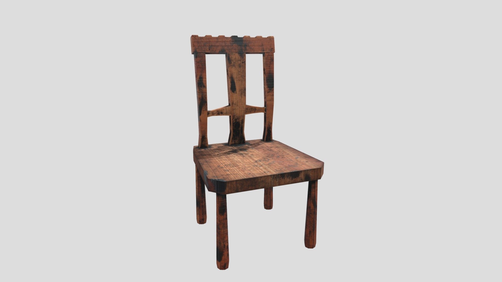 Beaten-Up Chair - 3D model by theJewden [d73b342] - Sketchfab