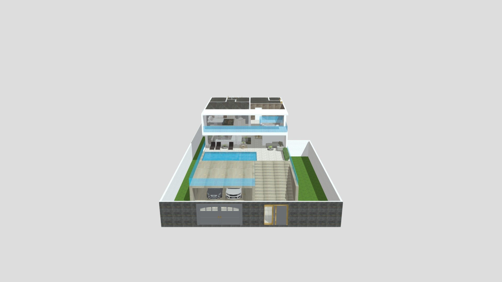 Mansion House - Download Free 3D model by Home Design 3D (@homedesign3d ...