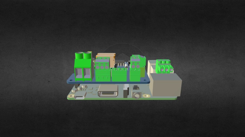RPI HAT CFOL - 3D model by harrison0550 [d73c70d] - Sketchfab