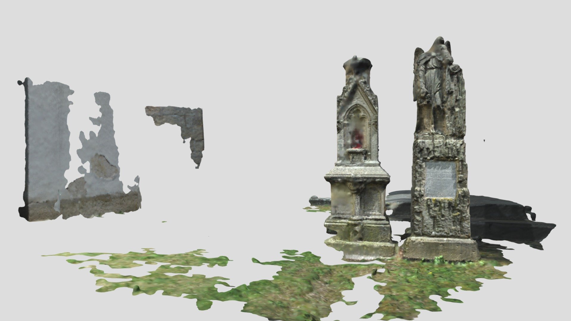 Gravestones (cuted) - Download Free 3D model by Tawarus (@daniel ...