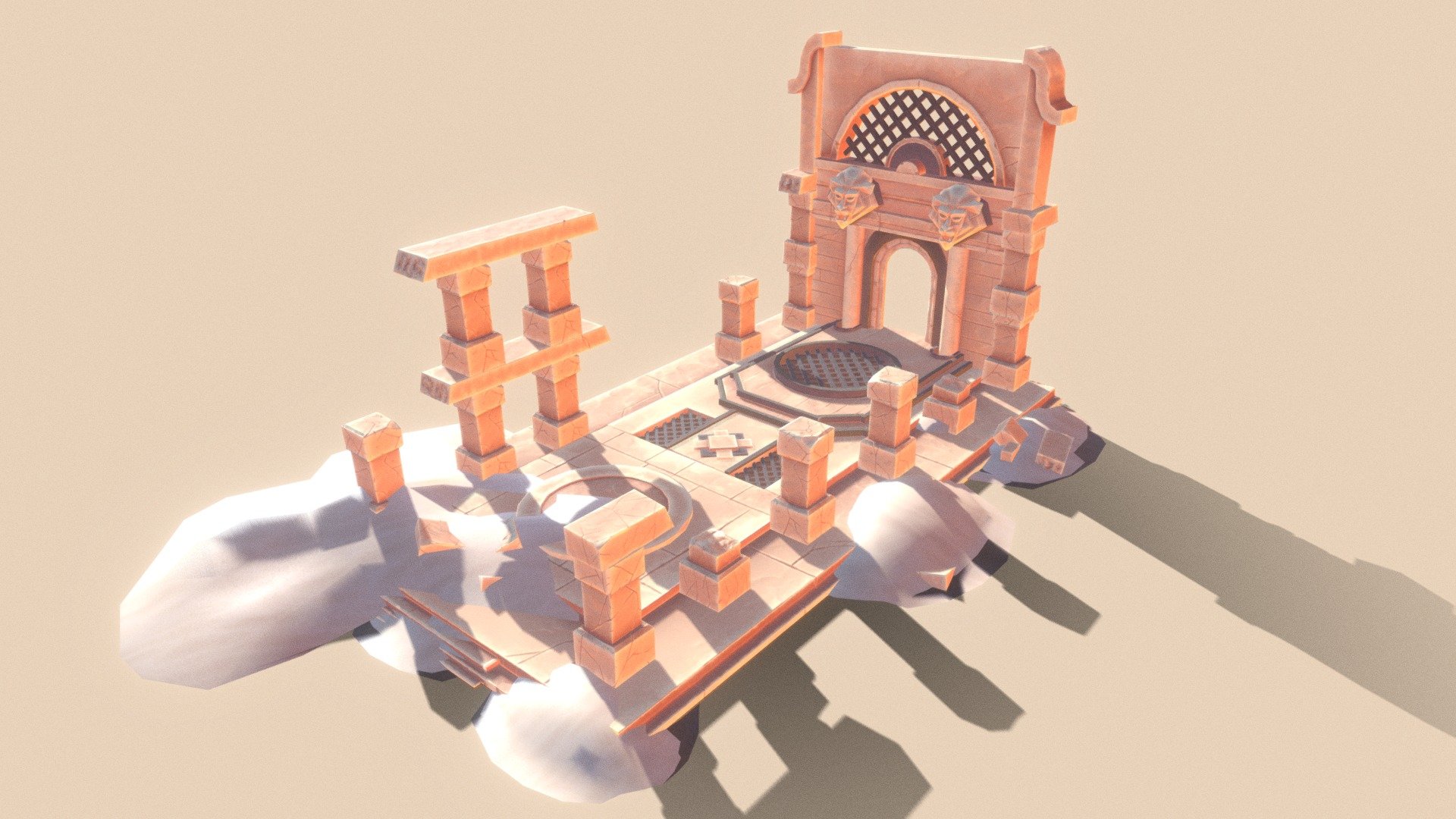 Forgotten Temple Enterance - 3D model by Dunks_ [d740875] - Sketchfab