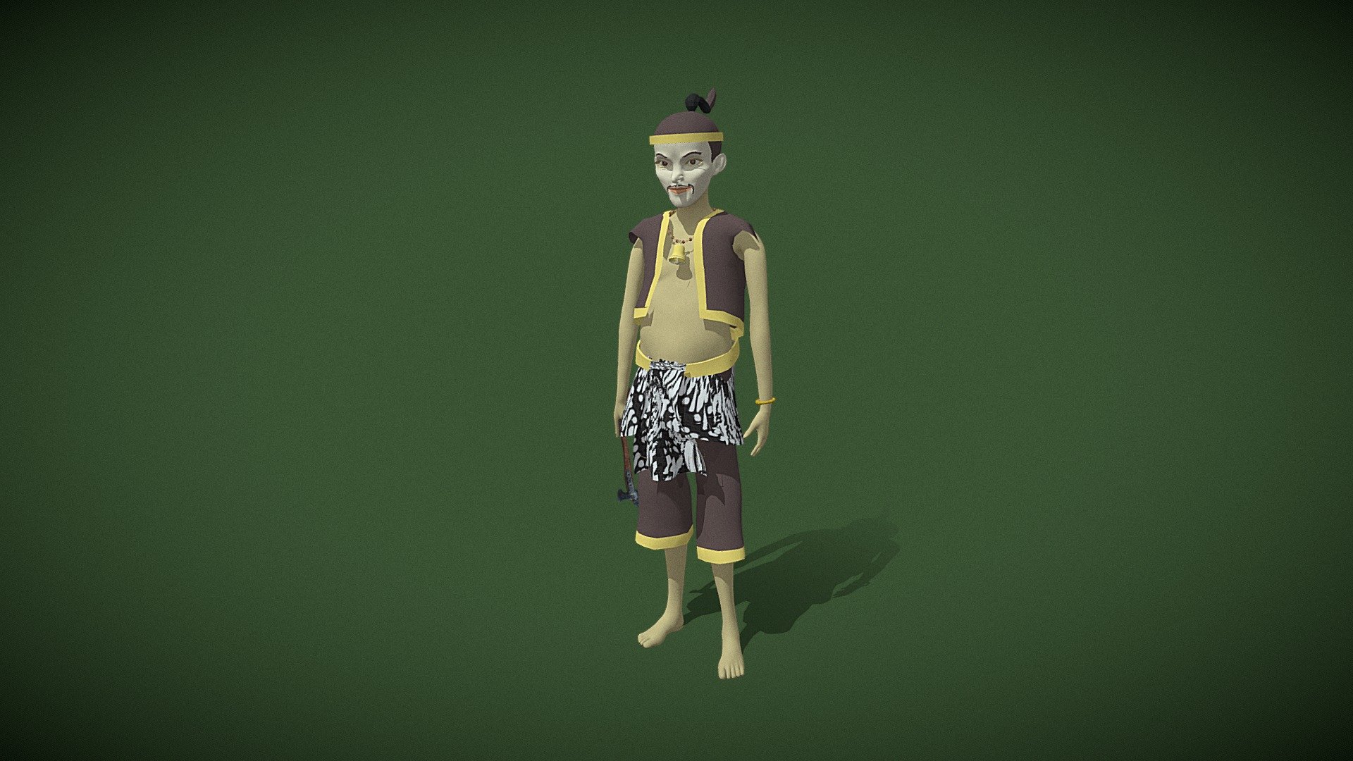 Petruk - Download Free 3D model by udi_kreasindo3D [d742171] - Sketchfab