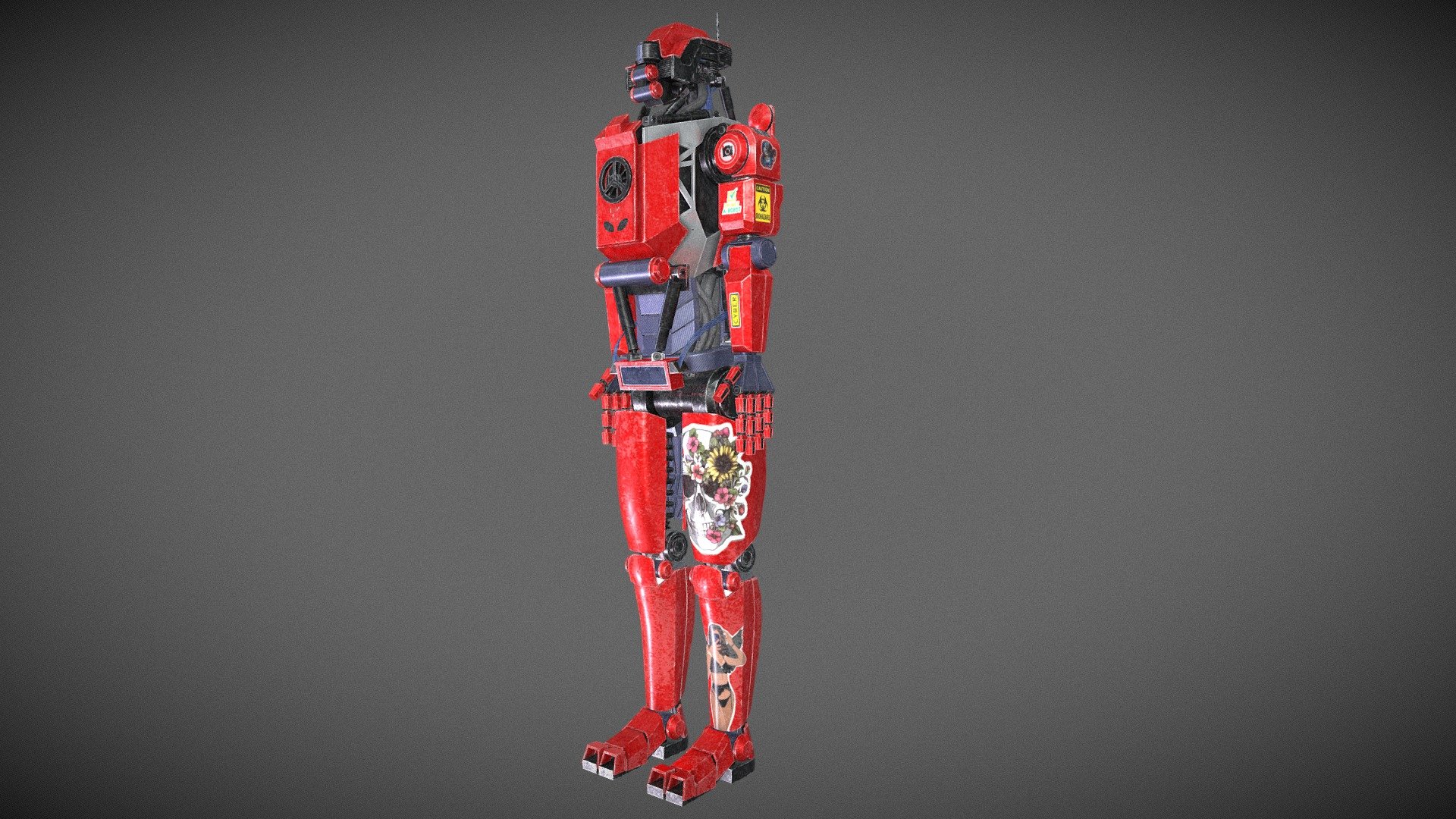 CYBER ROBOT "Tiny0001" - 3D model by Tanay (@TANAY0001) [d742652 ...