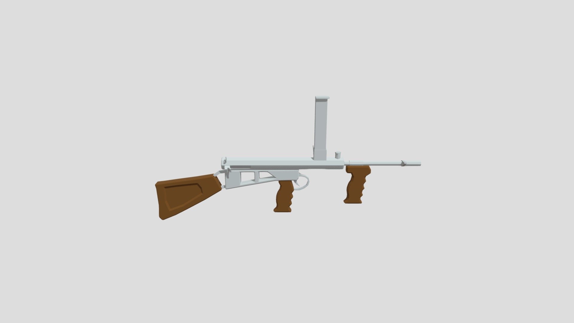 Low Poly Owen Gun - Download Free 3D model by EricTheBlock [d742b43 ...