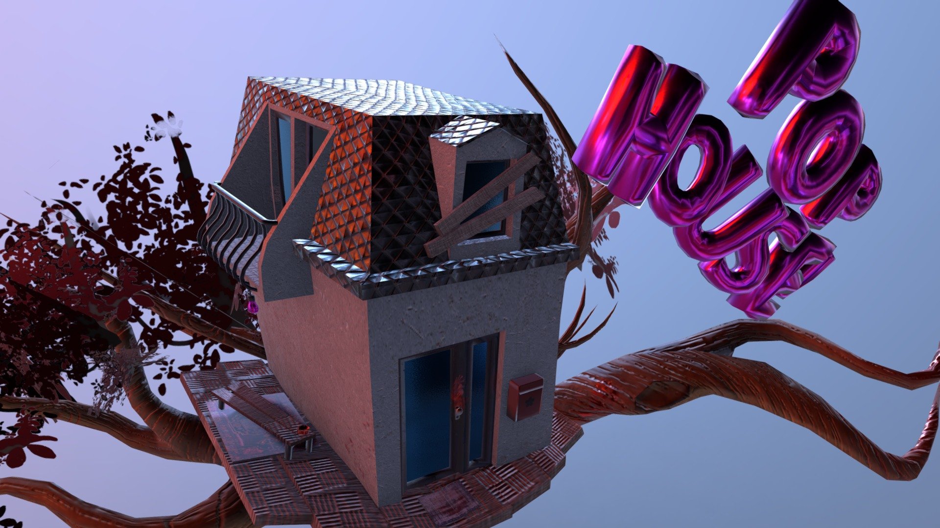 Pop House/Infected tree hosue - 3D model by EverydayTurkey [d743955 ...