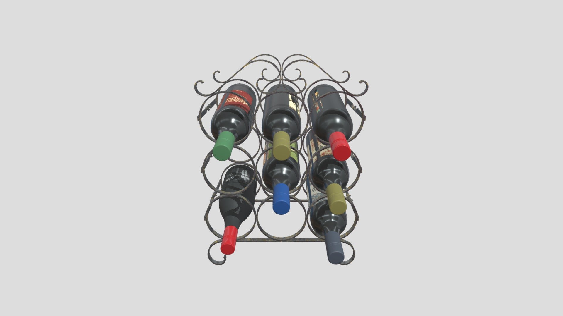 Wine Rack - Download Free 3D model by MrSully (@michael.osullivan ...