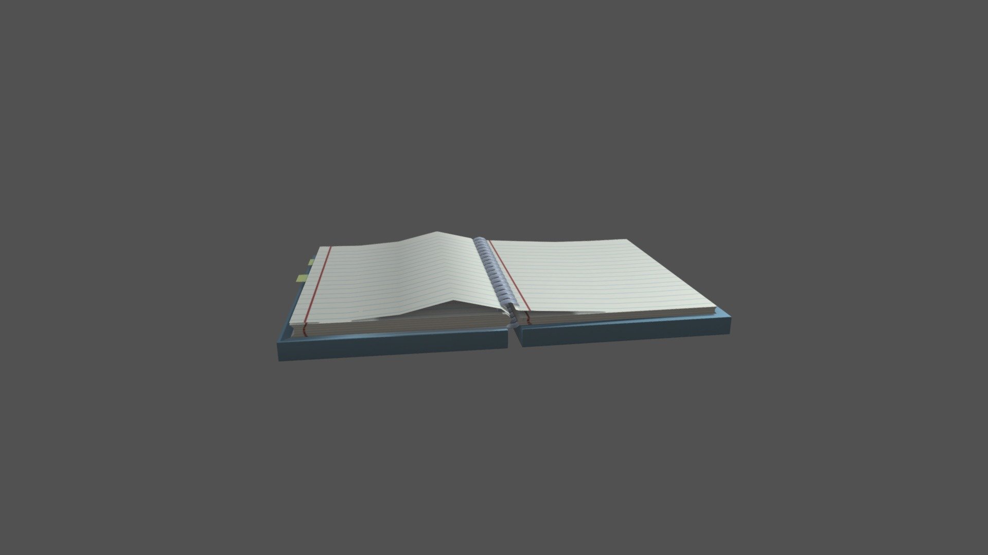 notebook - 3D model by SamuelWalker [d747605] - Sketchfab