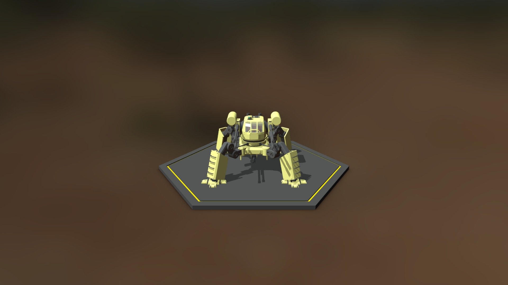 Anti-Air Mech - 3D model by Ethan L. (@rumbomaker) [d74bb96] - Sketchfab