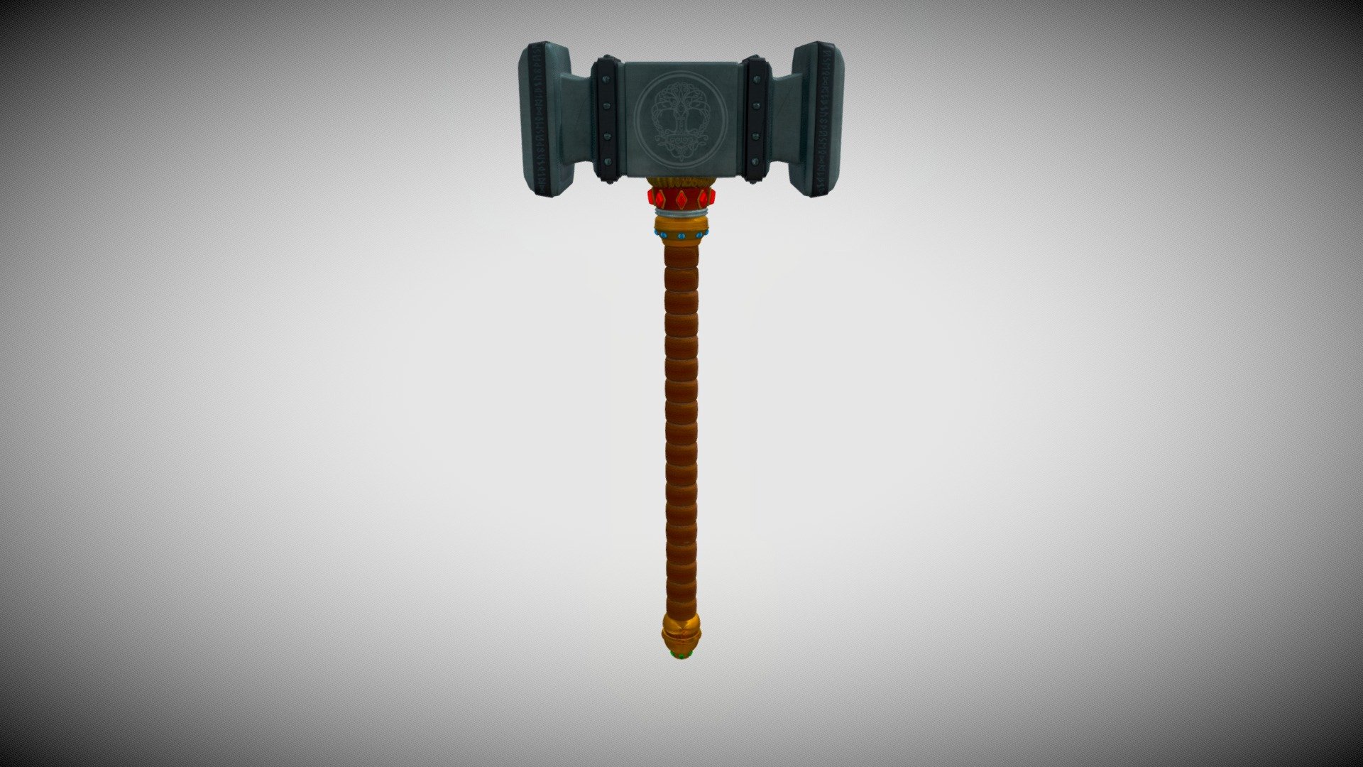 Battle Hammer - 3D model by JustynaJakastam [d74bfd4] - Sketchfab