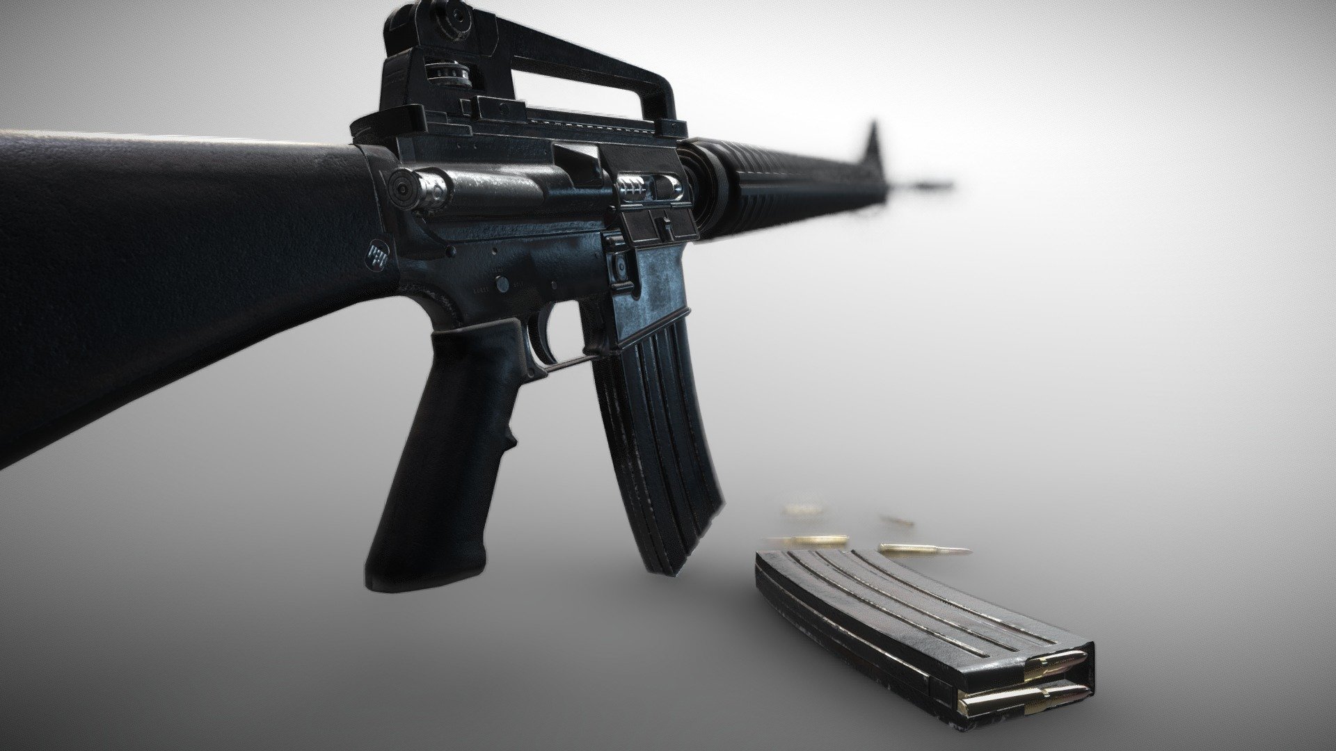 M16A4 V2 - 3D model by SirMackintoshVI [d74cb2b] - Sketchfab