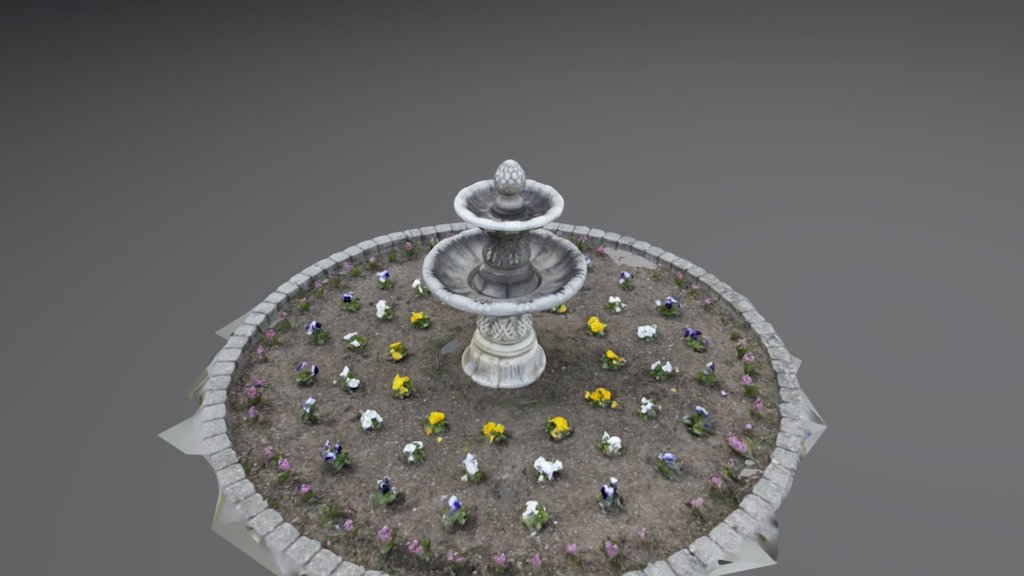CESCG Fountain_demonstration - 3D model by JaneBeeCR [d74cd78] - Sketchfab
