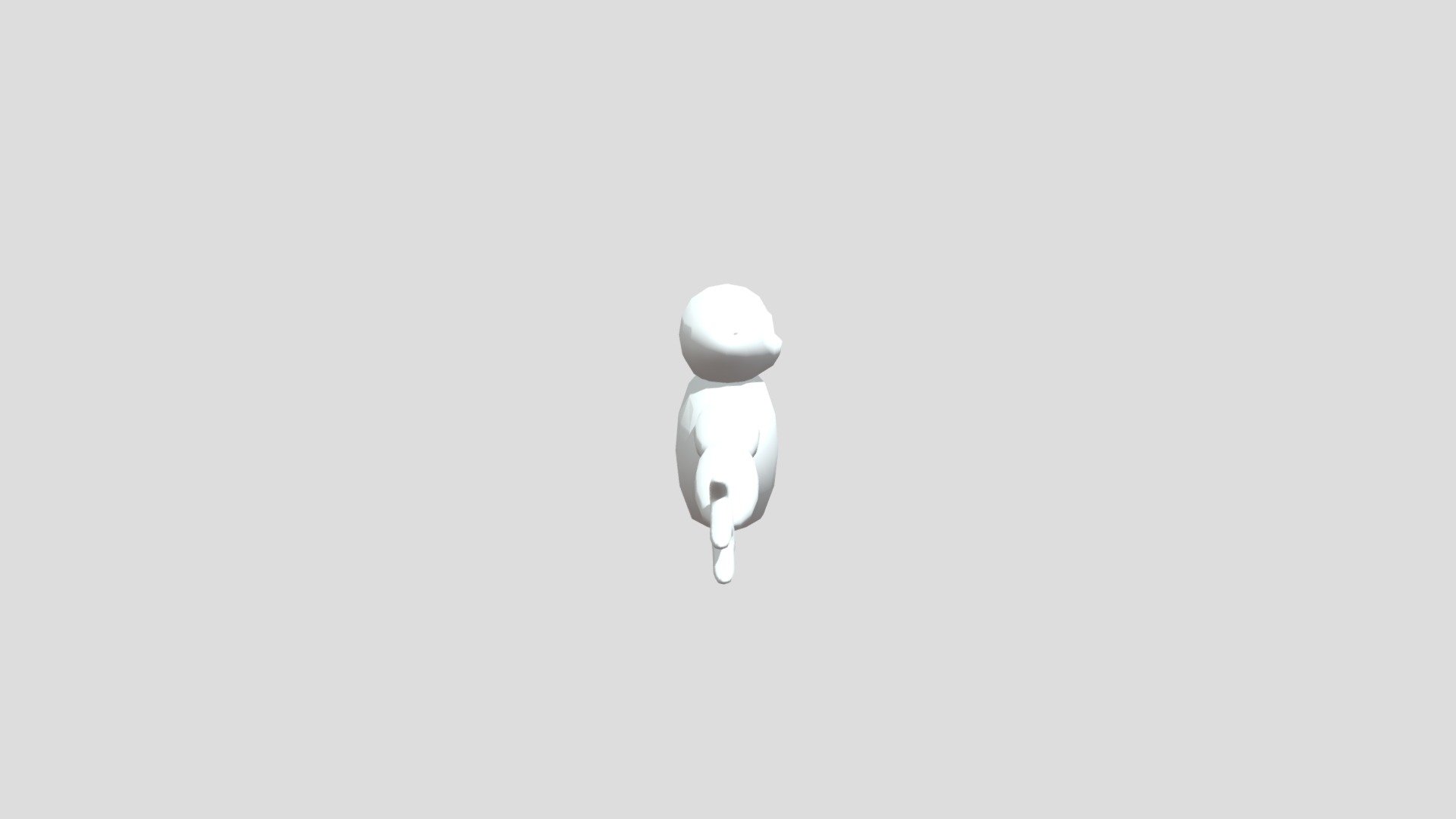 gorilla tag fan game player model no textures - Download Free 3D model ...