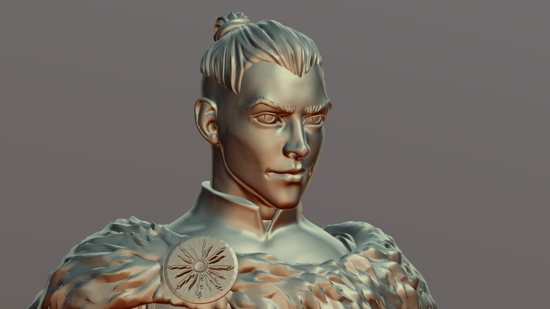 Young Warrior or Paladin pathfinder 3DprintModel - 3D model by Mary K ...