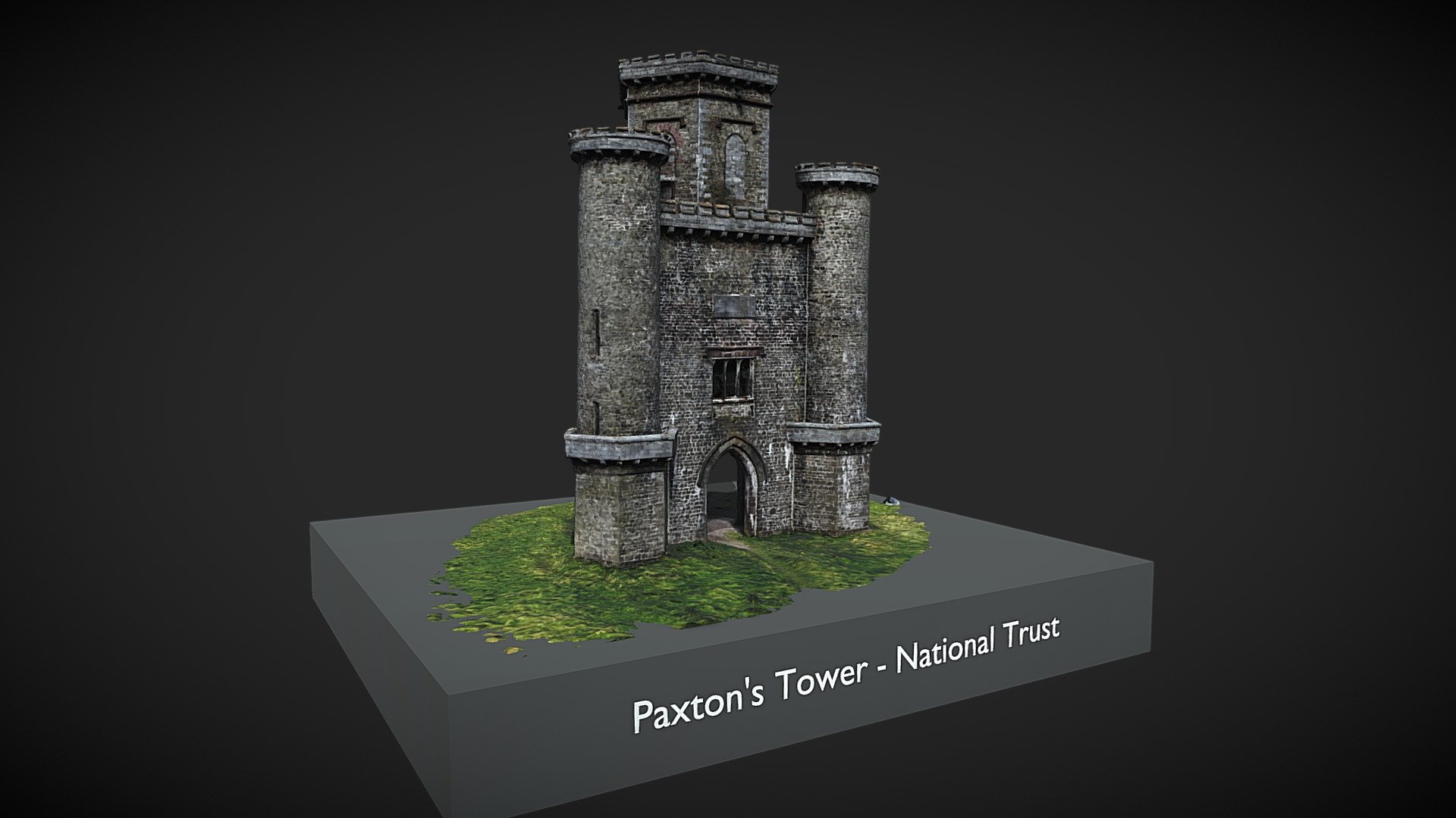 Paxton's Tower - National Trust - 3D model by Domingos Studios (@domingos) [d750988] - Sketchfab