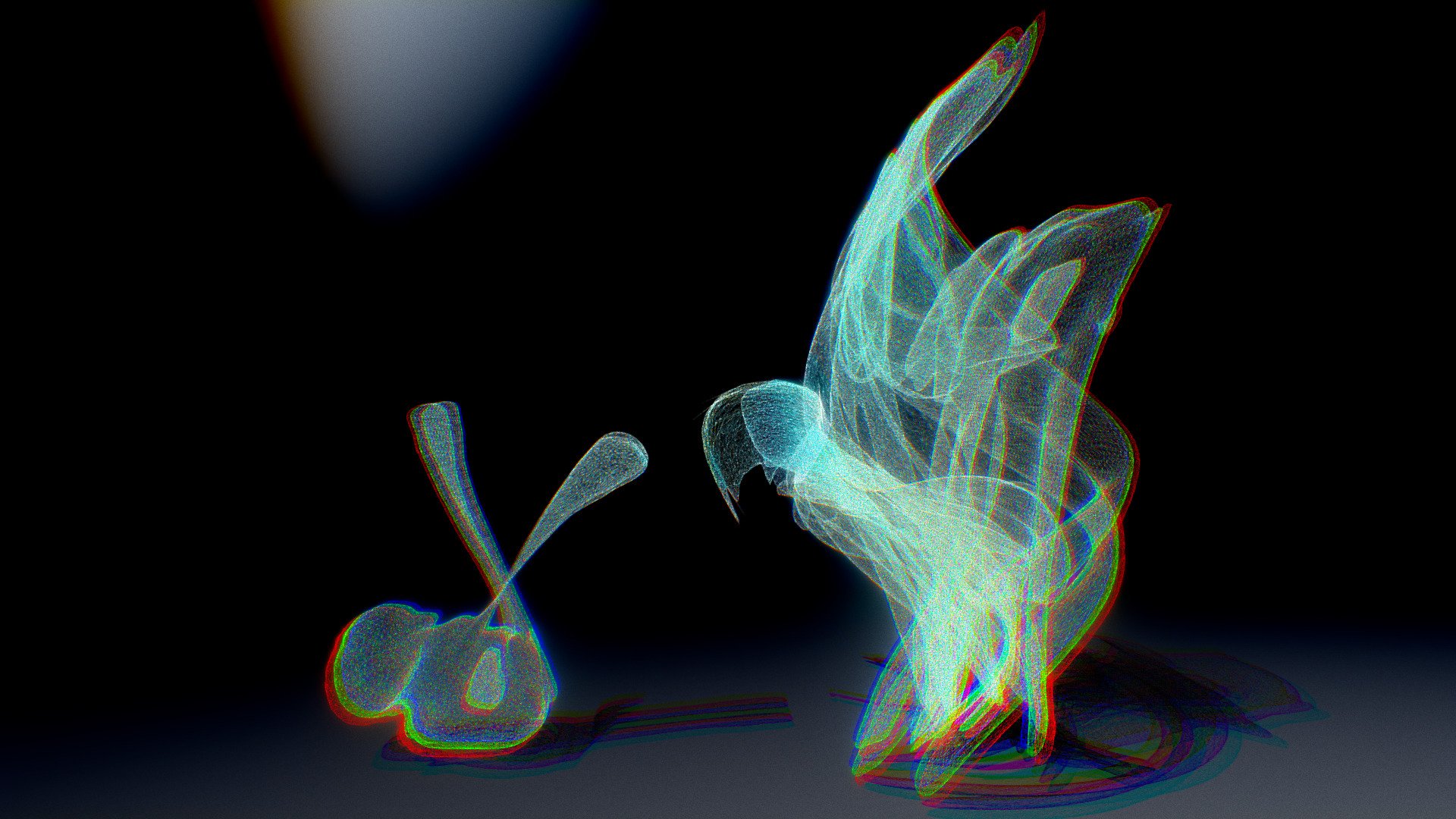 Meta animal birth I wire - AI spun - Download Free 3D model by ...