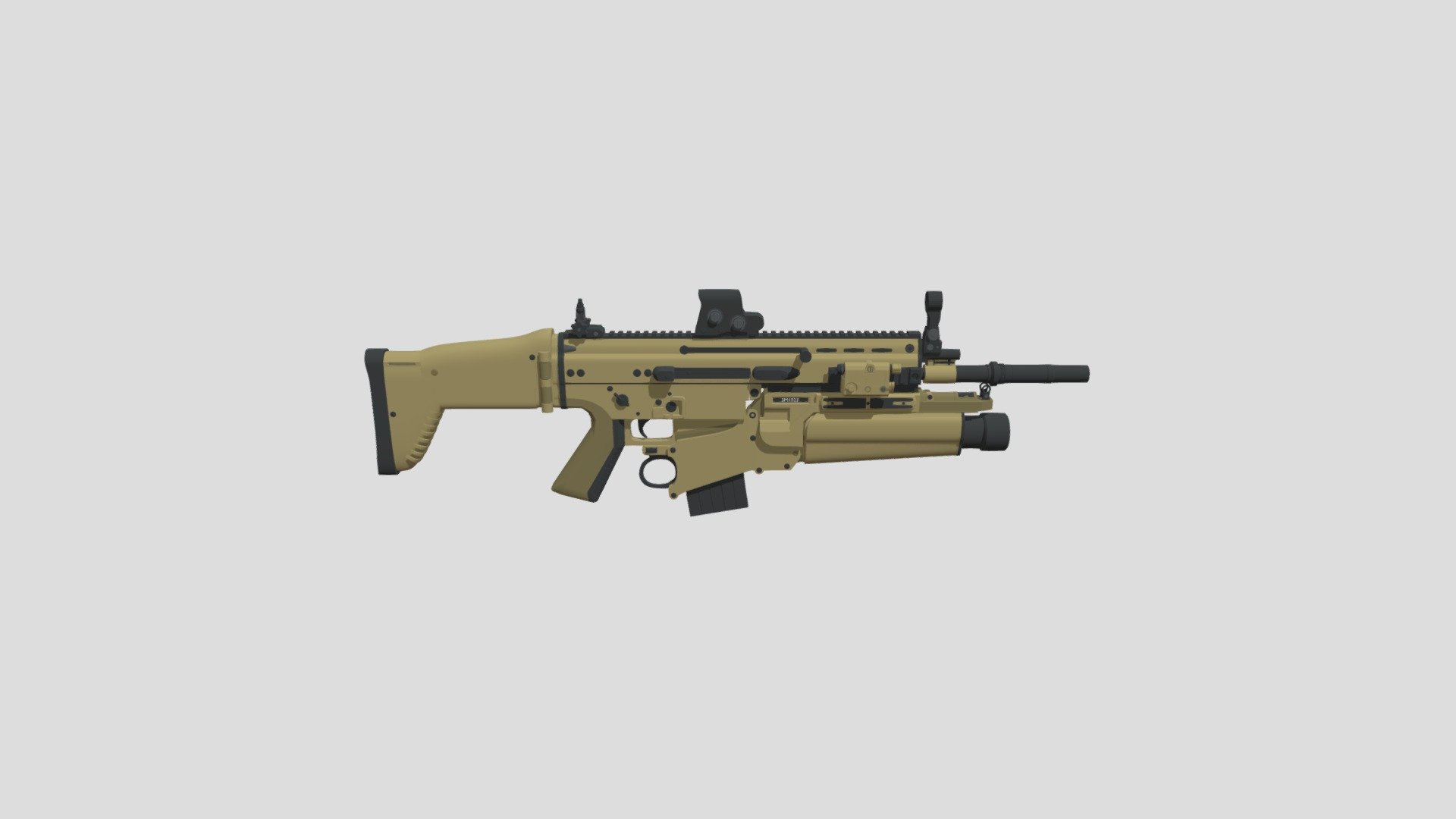 SCAR H - 3D model by BLVCKBOX [d753359] - Sketchfab
