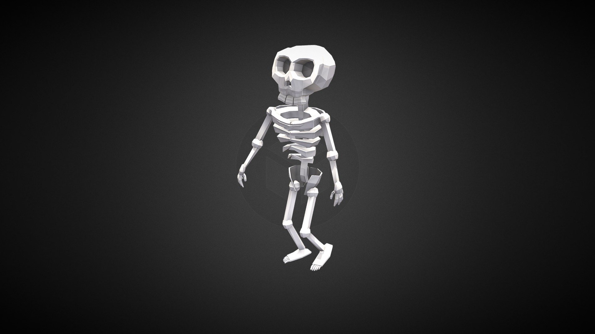 lowpoly skeleteon - Download Free 3D model by berti_buchsbaum [d756e21 ...