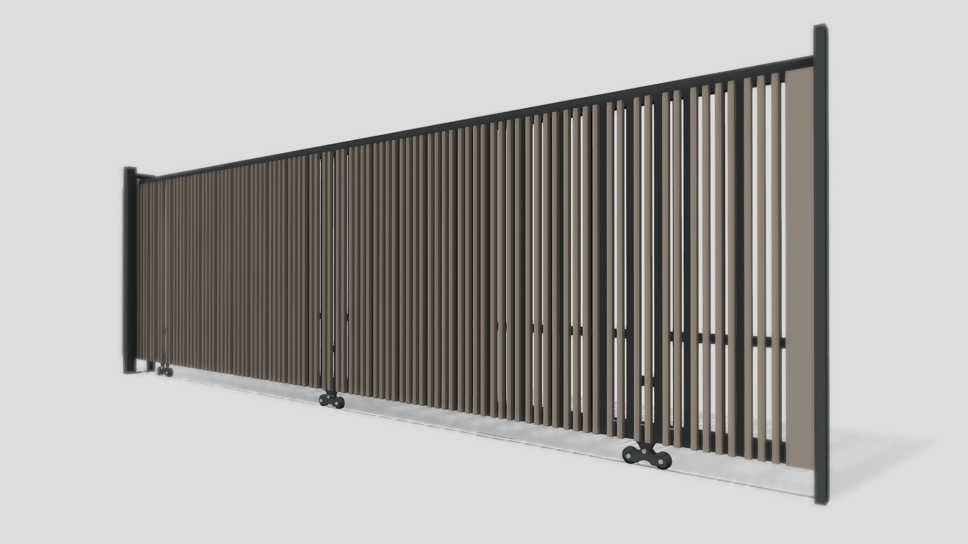 Fence gate slide - 3D model by bighlerm8888 [d756eda] - Sketchfab