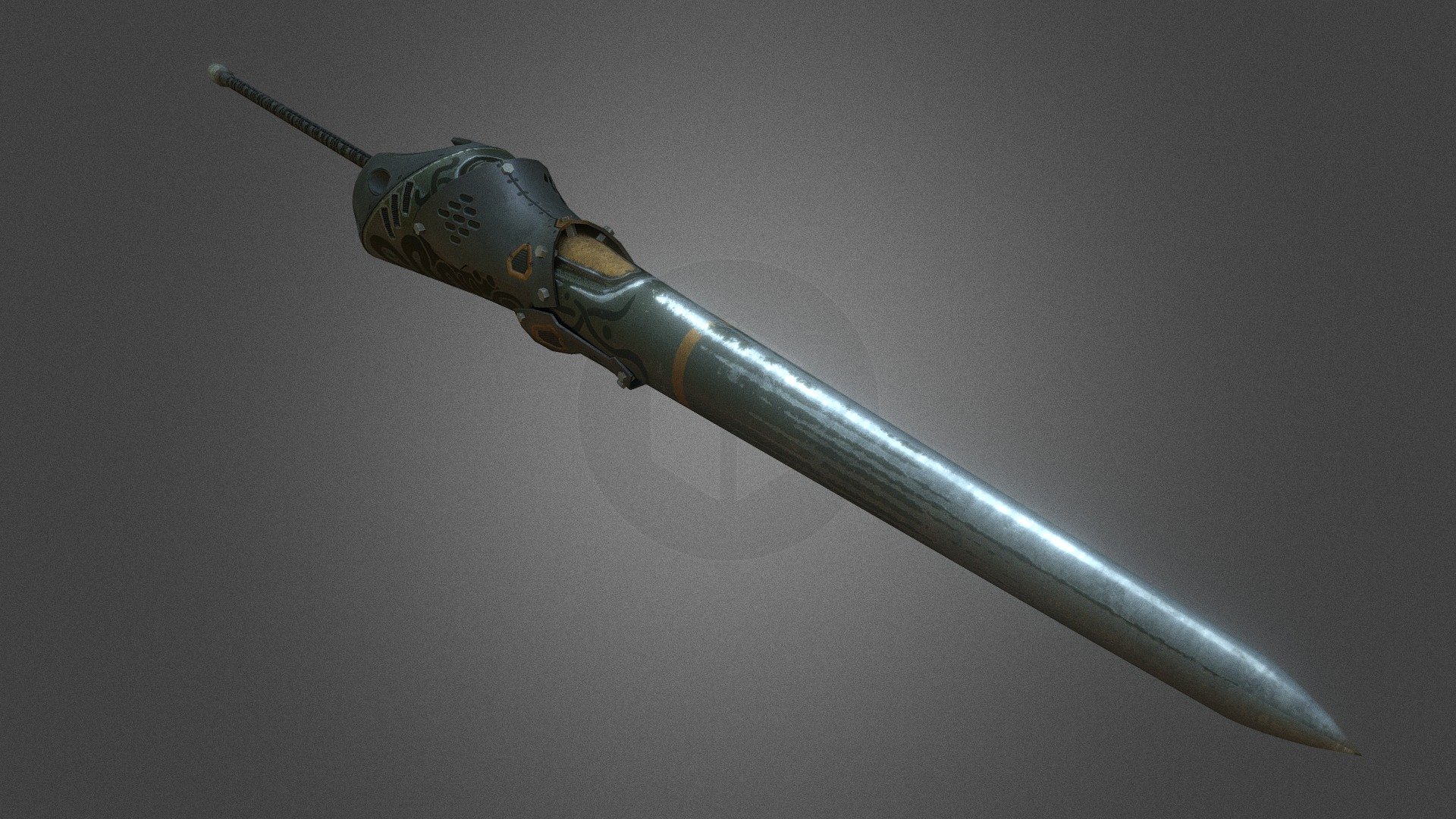 Galahad Rocket Lance Warframe submission edition - 3D model by Parker ...