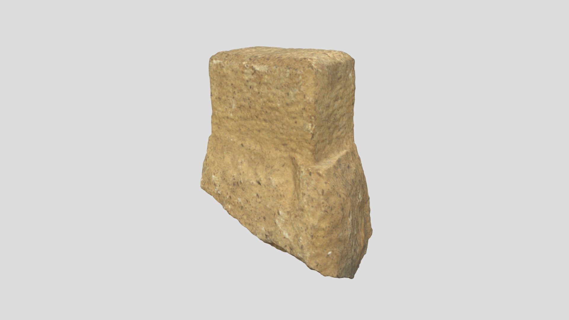 Andesite pilaster - 3D model by National Museum of Transylvanian ...