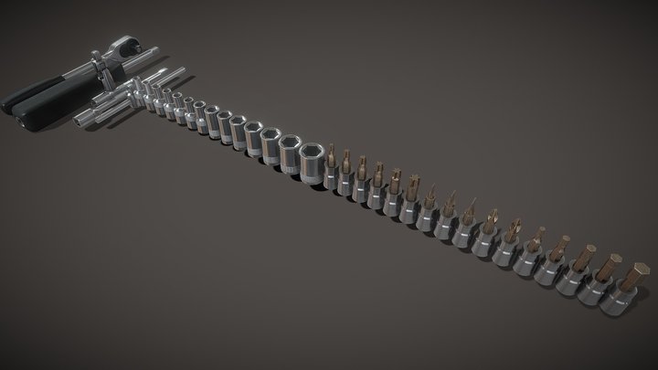 Wrenches 3D models - Sketchfab