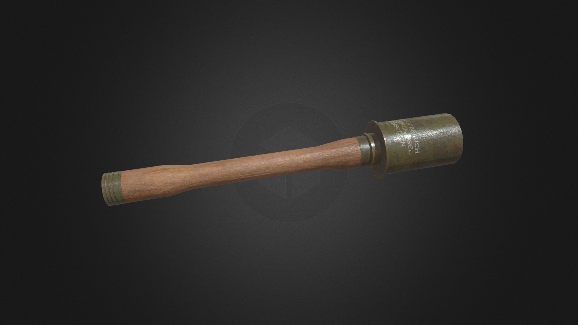 Stielhandgranate M24 Stick Grenade - Download Free 3D model by ...